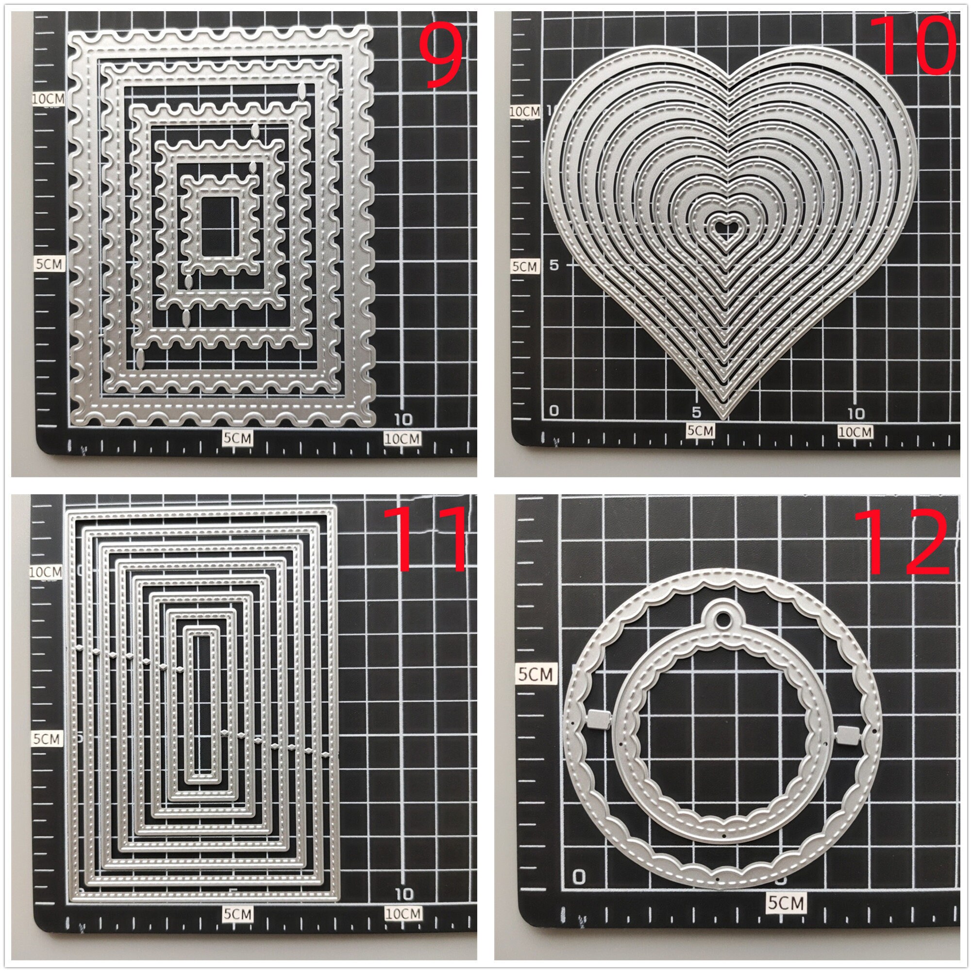 28 Design Geometric Border Metal Cutting Dies • 2022 NEW Die Cuts for ...