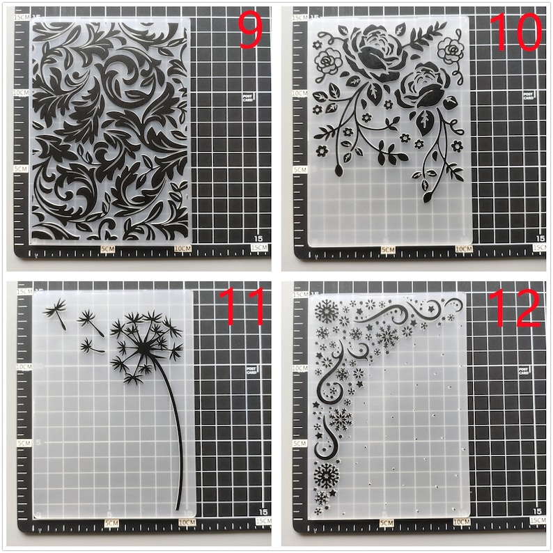 28 Design Tree Embossing Folders 2022 NEW Embosser for Cards - Etsy