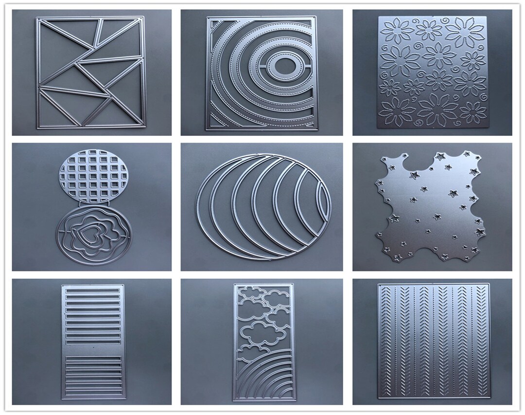 29 Design Background Metal Cutting Dies • 2022 NEW Die Cuts for Cards ...