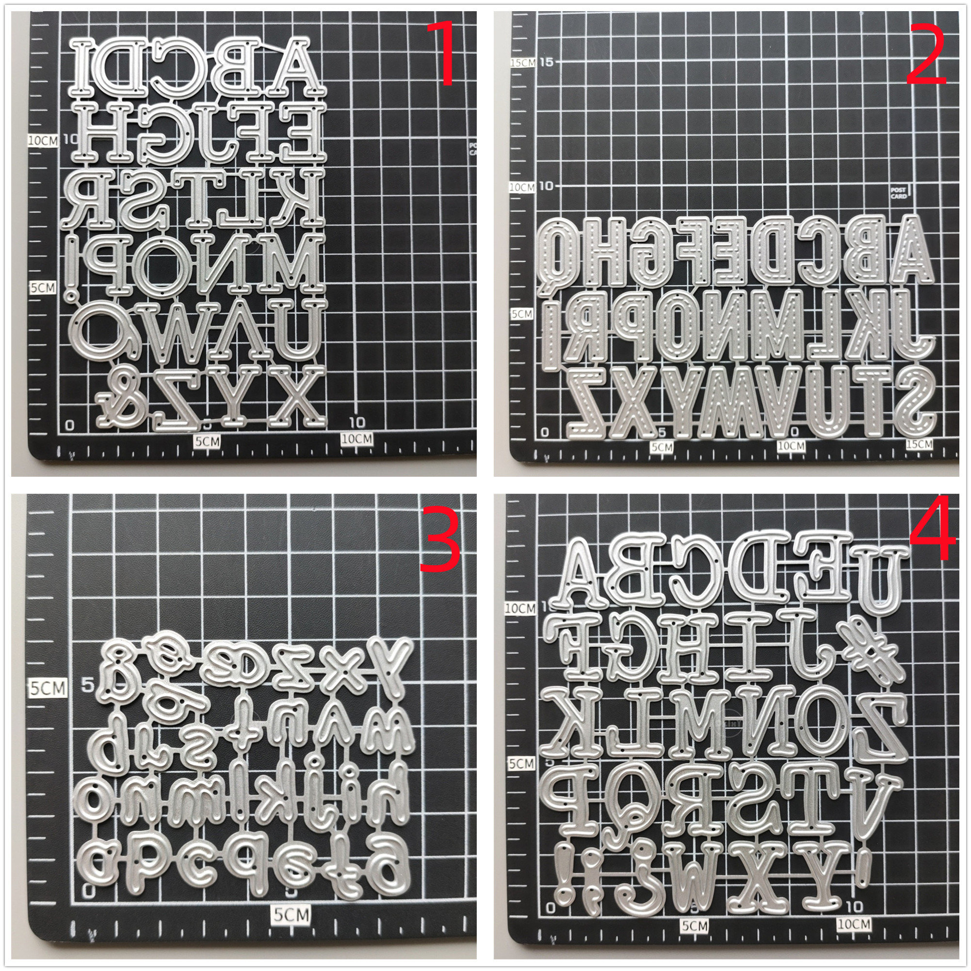 28 Design 26 English Alphabet Metal Cutting Dies • 2022 NEW Die Cuts ...