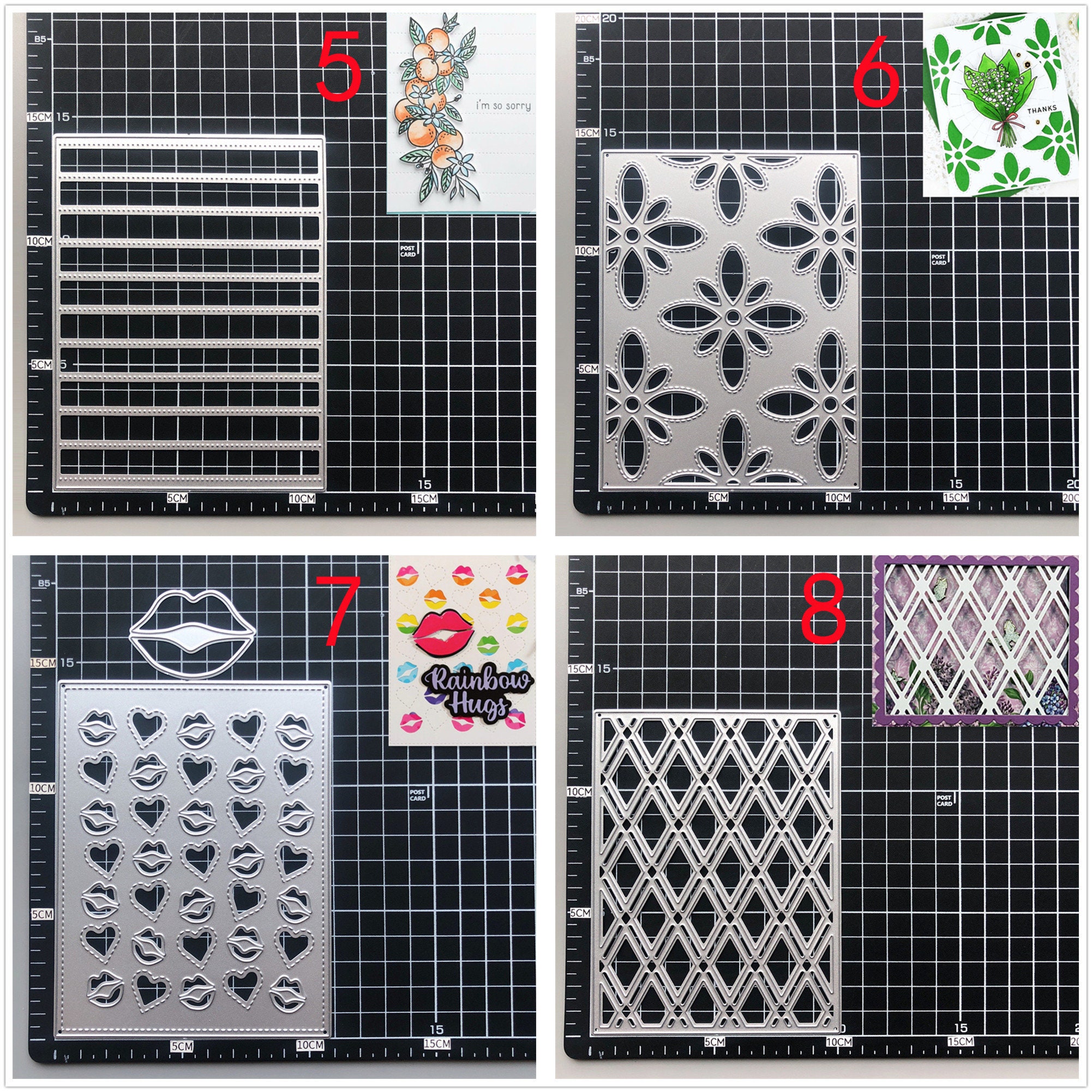 28 Design Backgrounds Frame Metal Cutting Dies 2022 NEW Die - Etsy