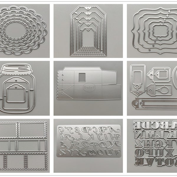 Metal Die Cuts - Etsy