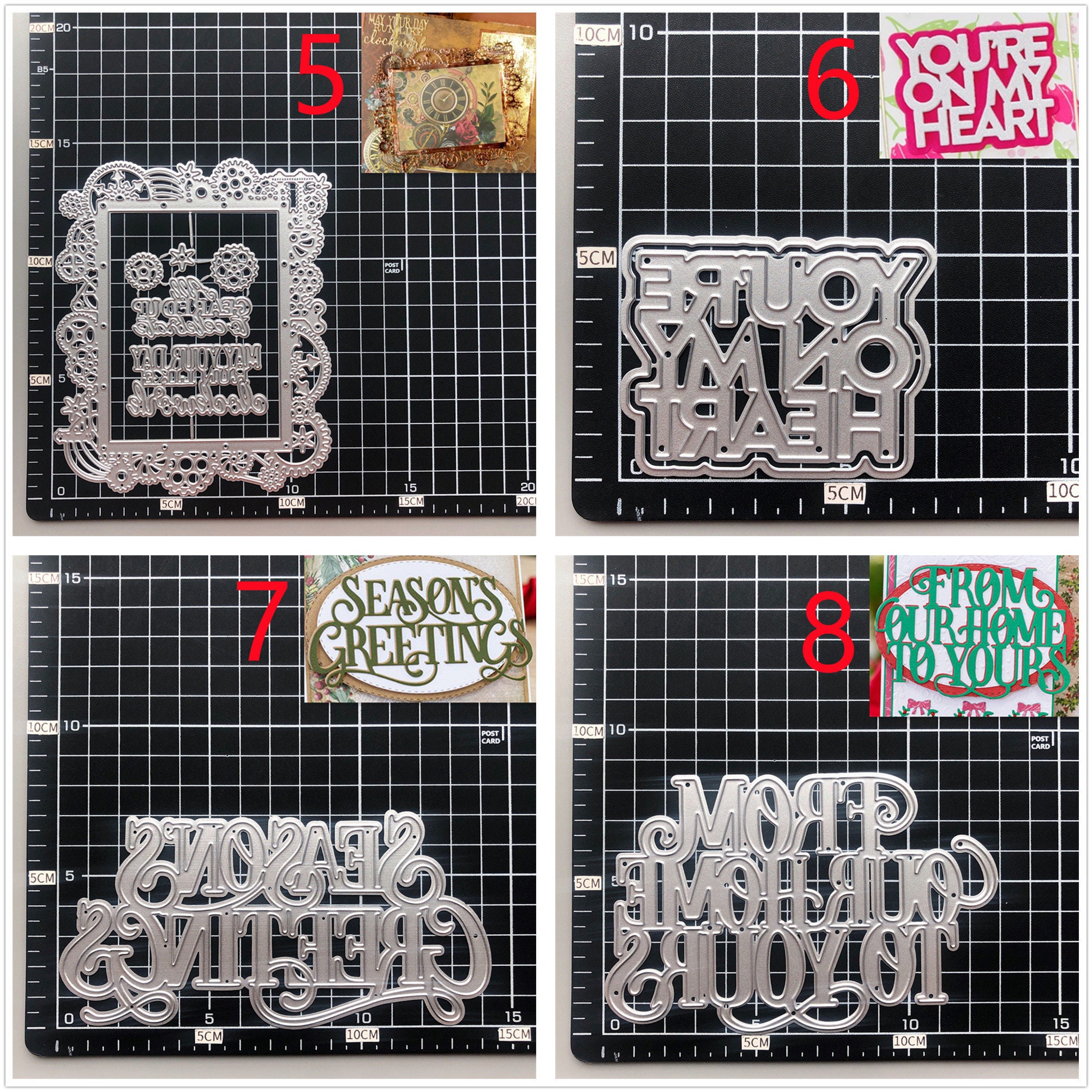 29 Design English Words Metal Cutting Dies • 2022 NEW Die Cuts for ...