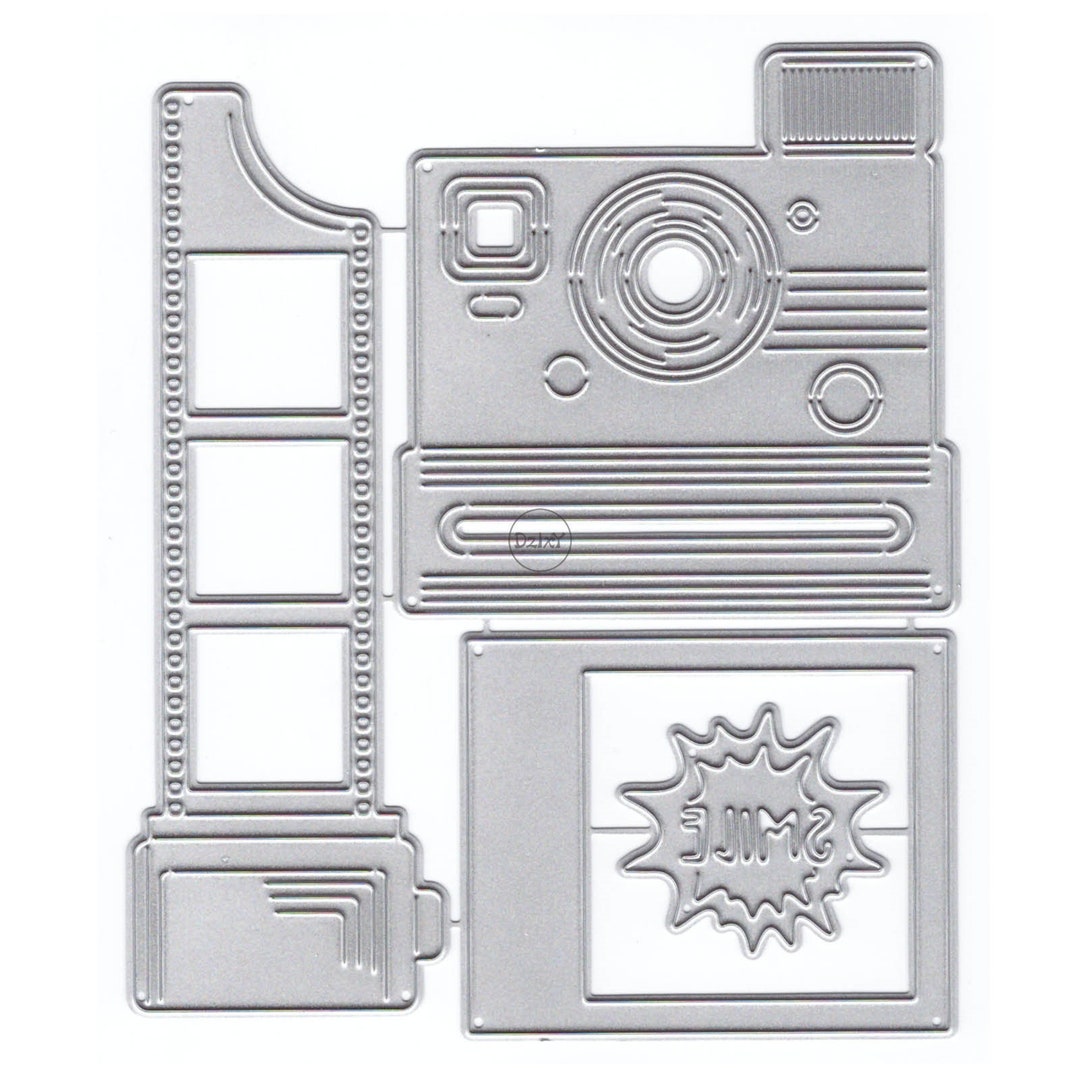 Dzixy Photo Camera Metal Cutting Dies for Card Making Paper Embossing ...
