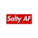 Salty AF Vinyl Sticker - Etsy