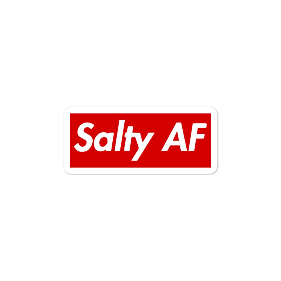 Salty AF Vinyl Sticker - Etsy
