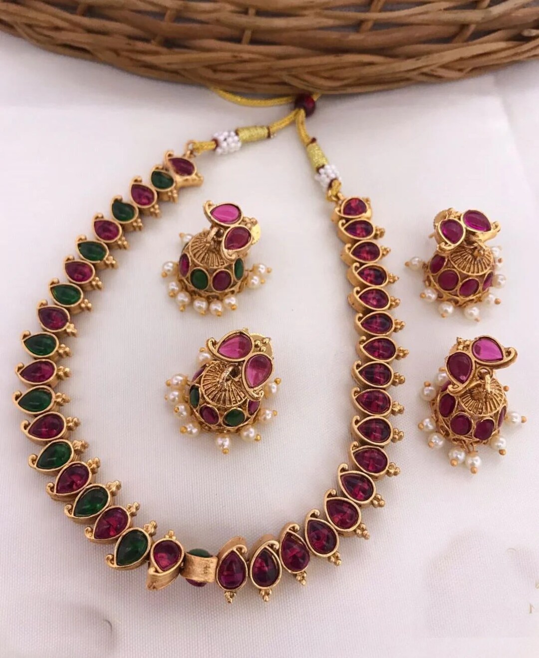 Reversible Necklace Set - Etsy