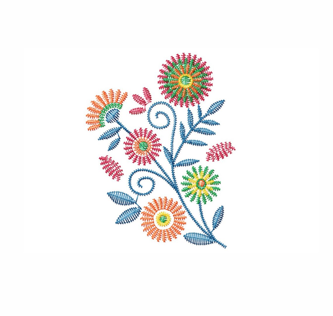 Flowers Embroidery Designs - Flower Embroidery Design Machine ...