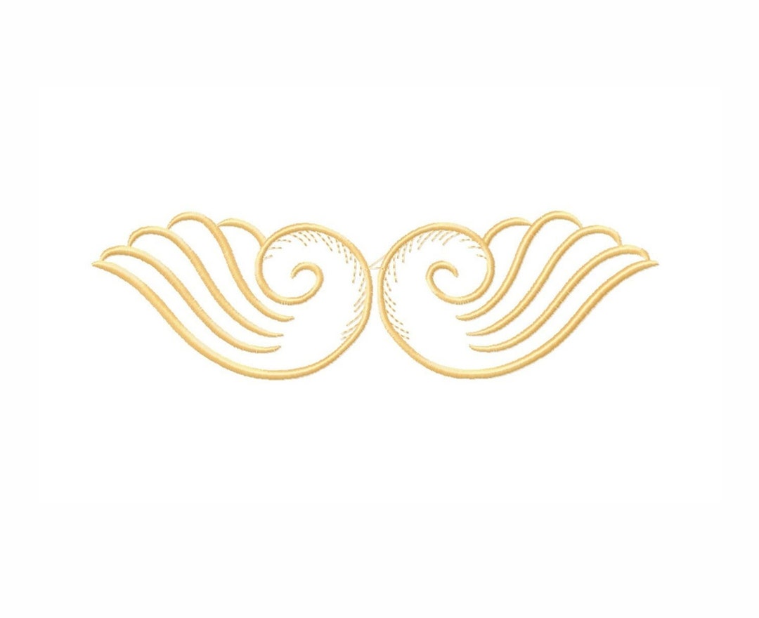 Angel Wings Embroidery Designs - Wings Embroidery Design Machine Embroidery Pattern - Angel ...