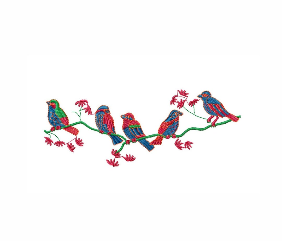 Birds Embroidery Designs - Bird Embroidery Design Machine Embroidery ...