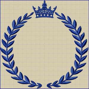 Frame Embroidery Designs - Crown Embroidery Design Machine Embroidery ...