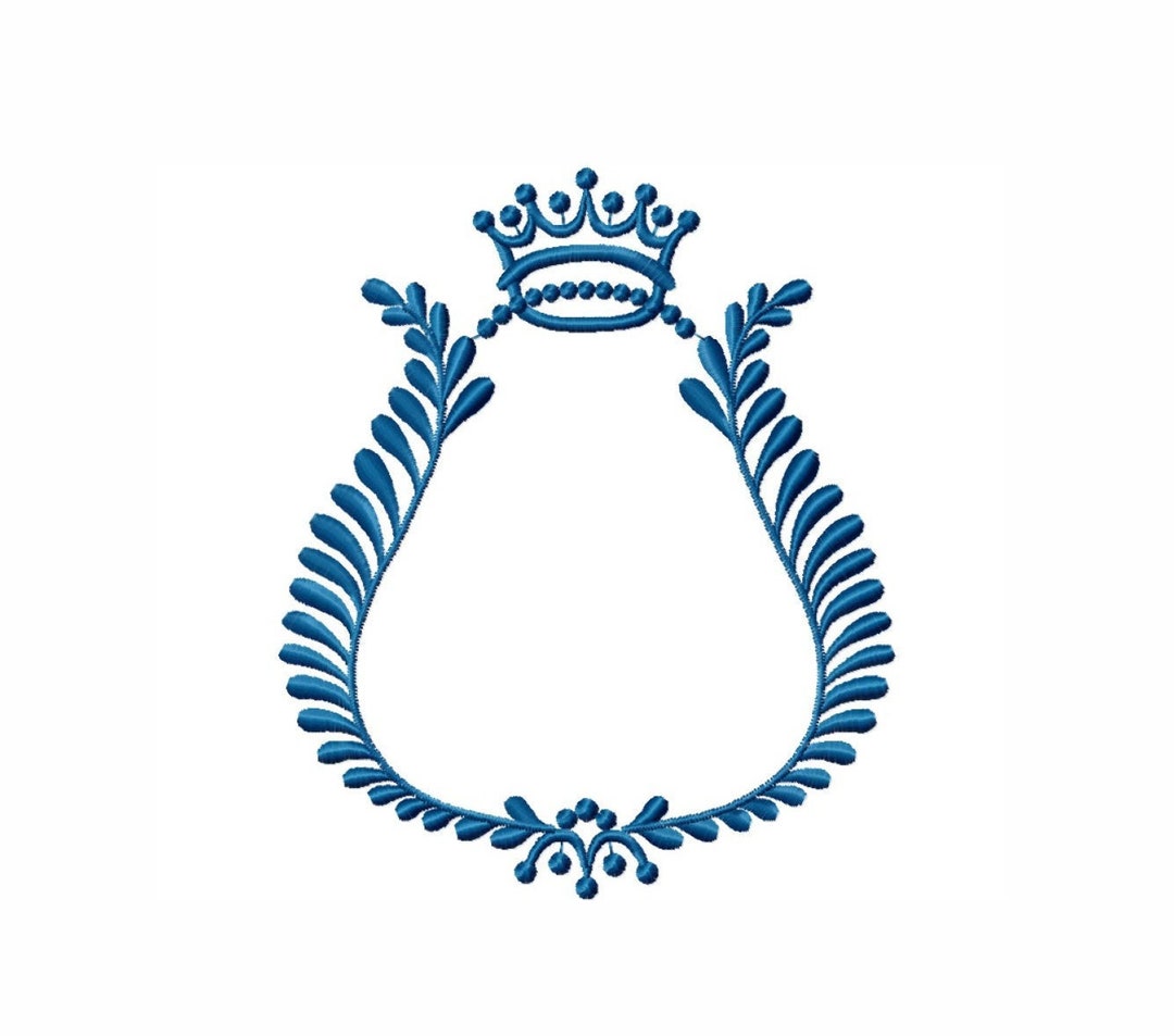 Crown Frame Embroidery Designs - Crown Embroidery Design Machine ...