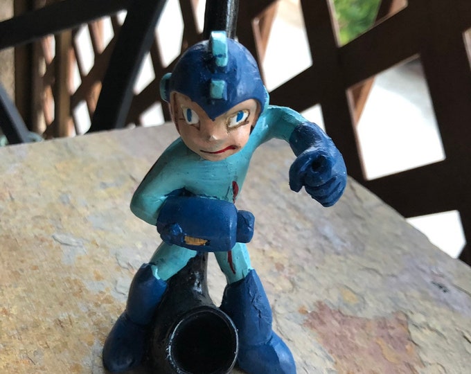 Megaman Tobacco Resin Pipe Custom Handmade Pipe Unique Pipe - Etsy