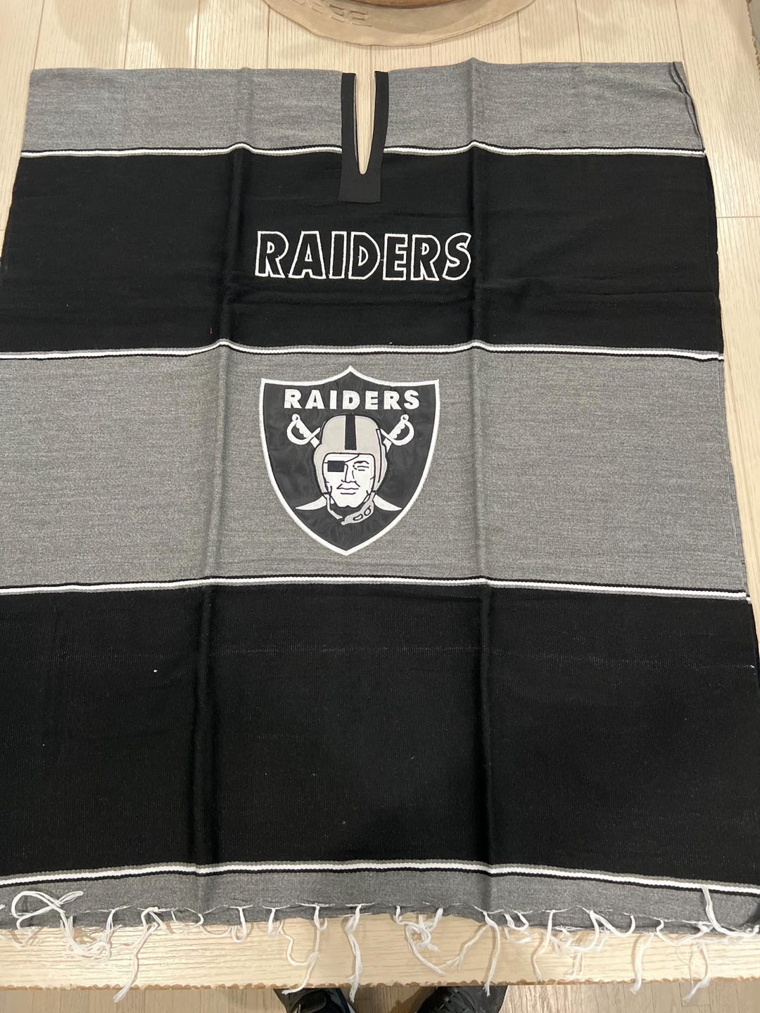 Raiders Poncho Zarape - Etsy
