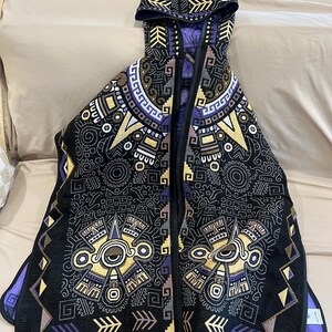 Azteca Poncho Zarape Chicano Mexican Zarape - Etsy