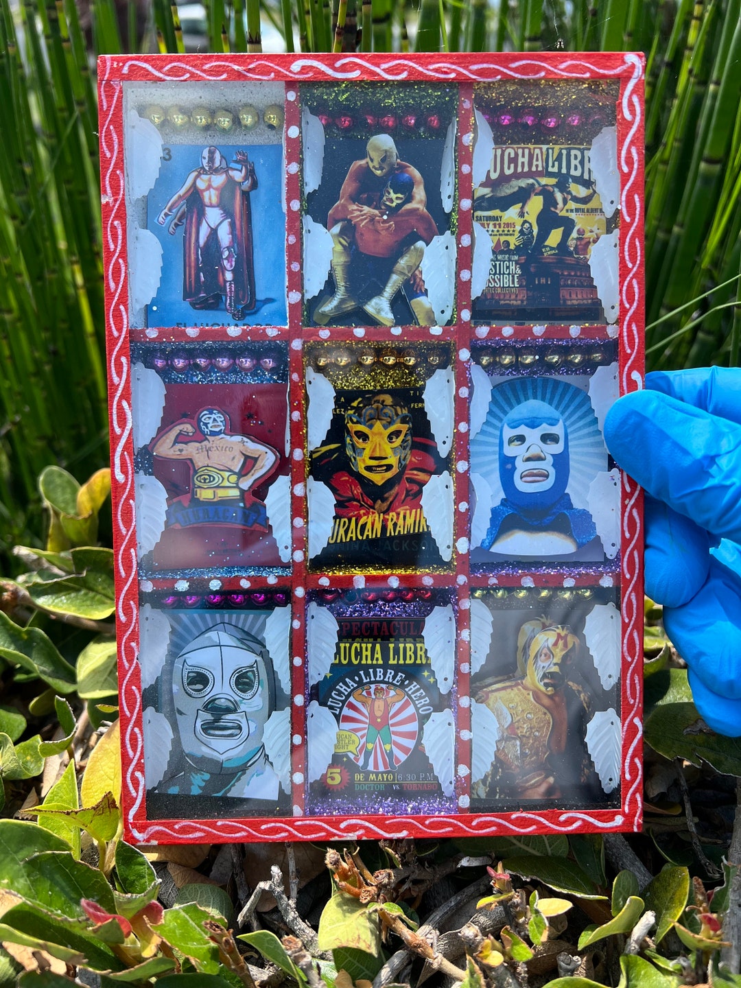 Lucha Libre Loteria Shadow Box and Diorama - Etsy
