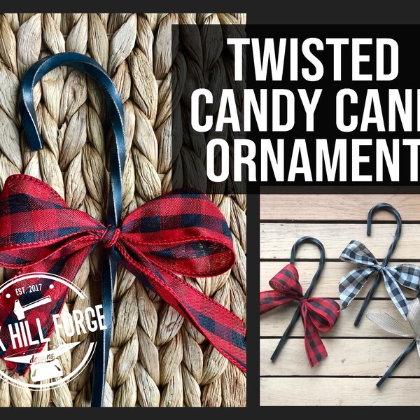 Metal Candy Cane - Etsy