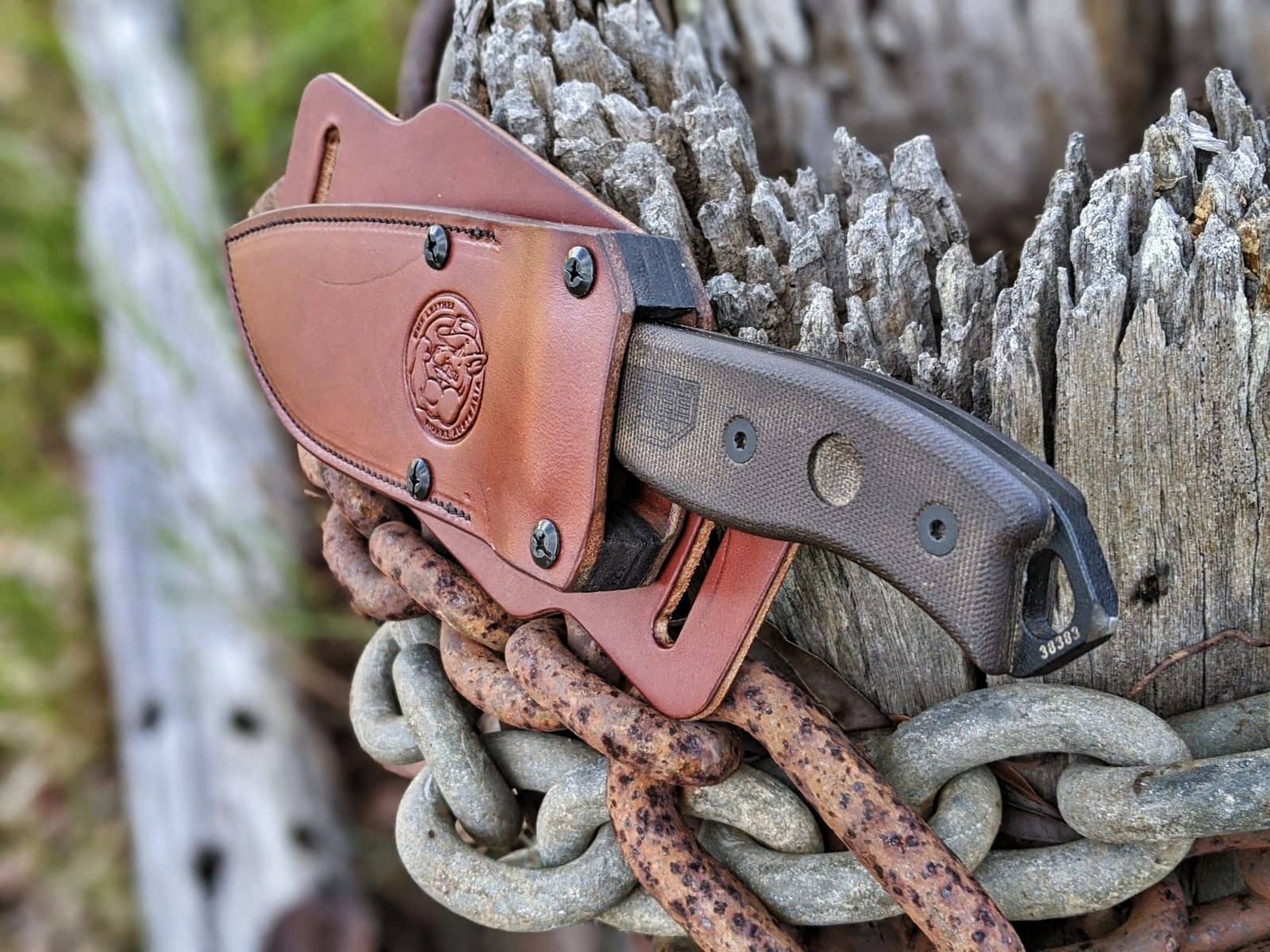 RMK Esee 5 / Laser Strike Leather Sheath | Etsy