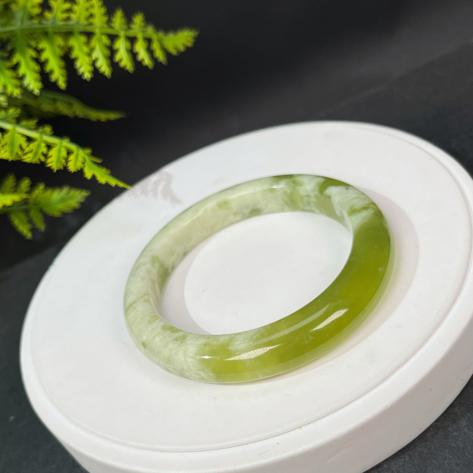 Bowenite Bangle Bracelet