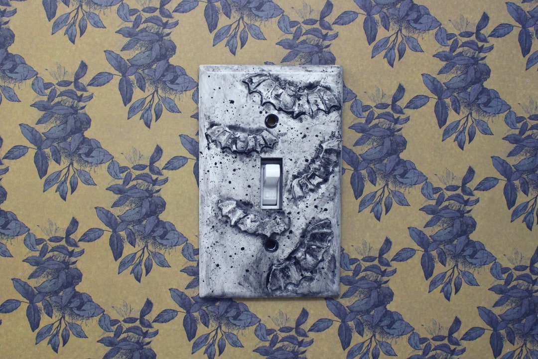 Bat Light Switch Cover Goth Home Decor - Etsy