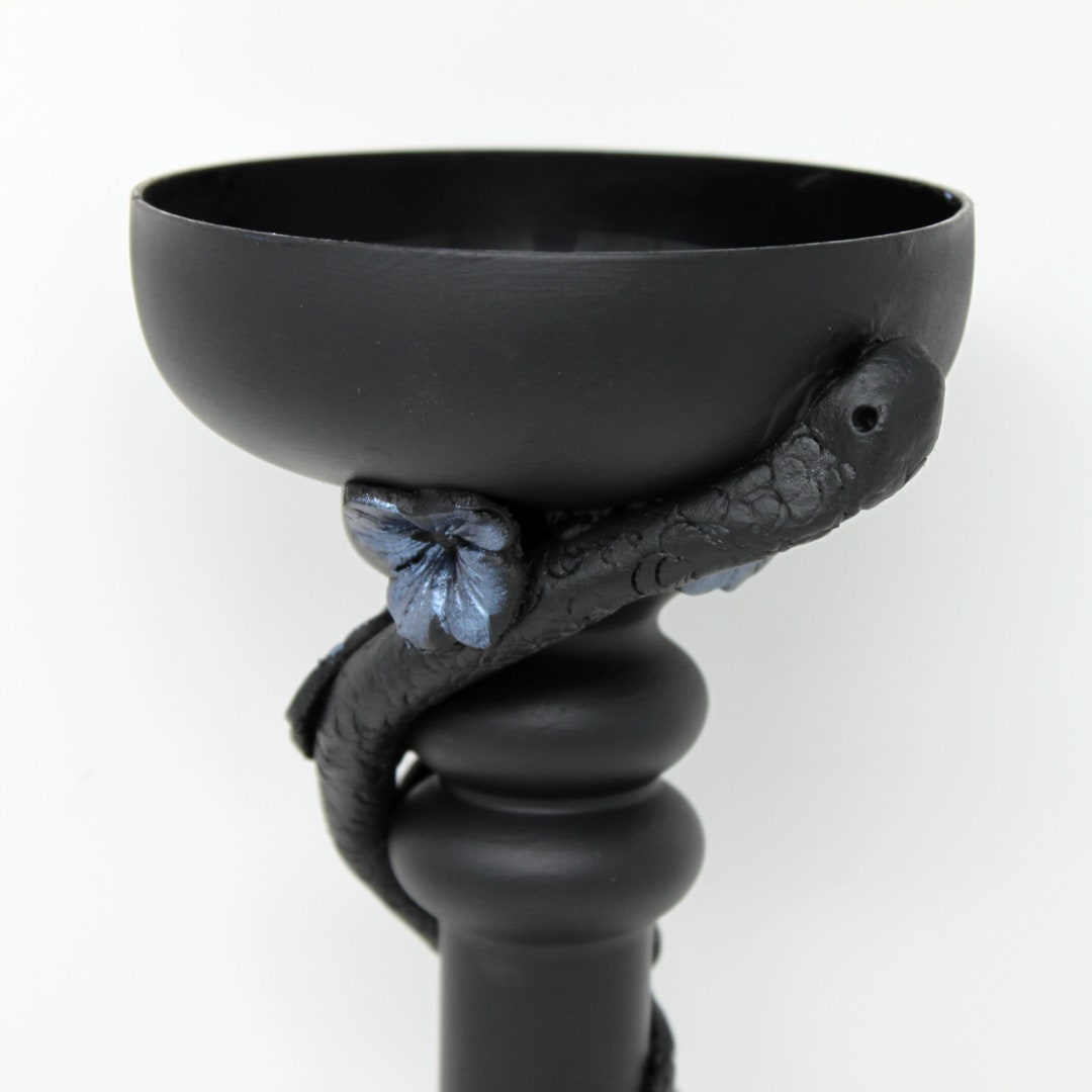 Tall Snake Vase Candlestick Holder Goth Dining Room Decor - Etsy