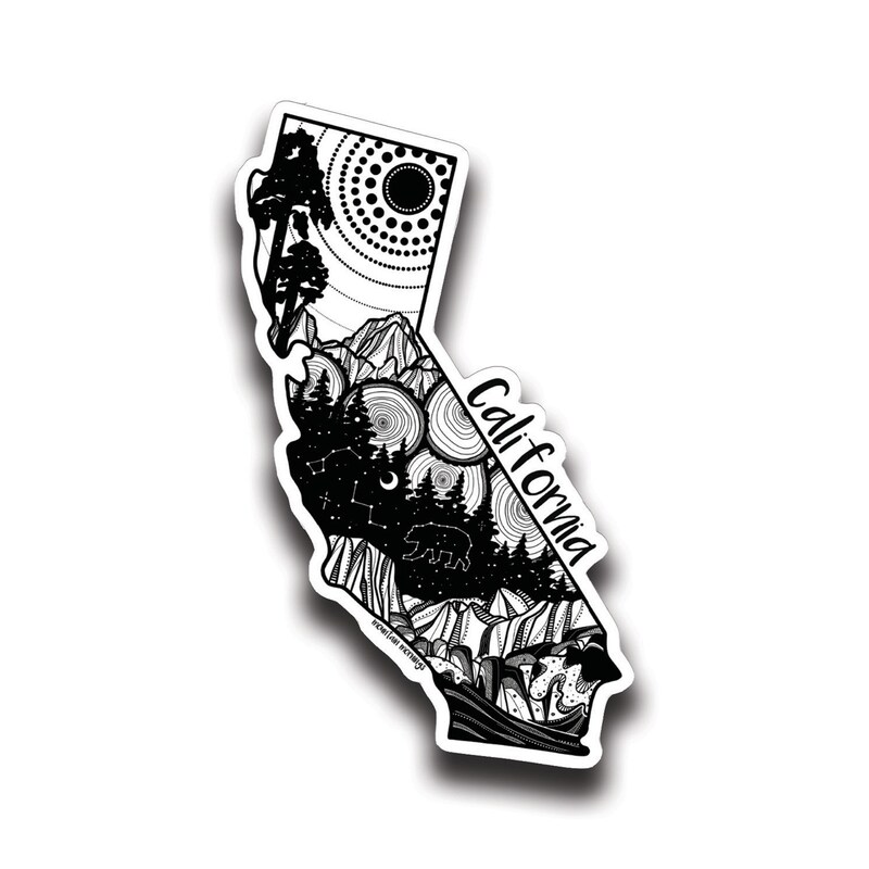 California Stickers - Etsy