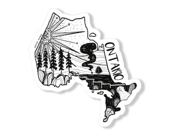 Ontario Vinyl Decal - Etsy