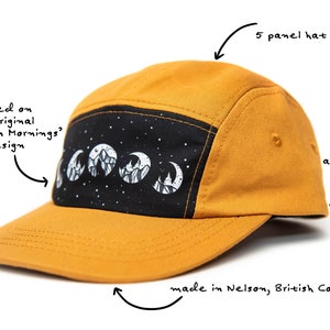 Moon Phases, 5 Panel Hat, Outdoor Cap, Hats Caps, Unisex Hat, Snapback ...