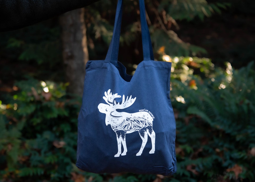 Moose Tote Bag Reusable Bag Shopping Bag Eco Friendly Gift - Etsy