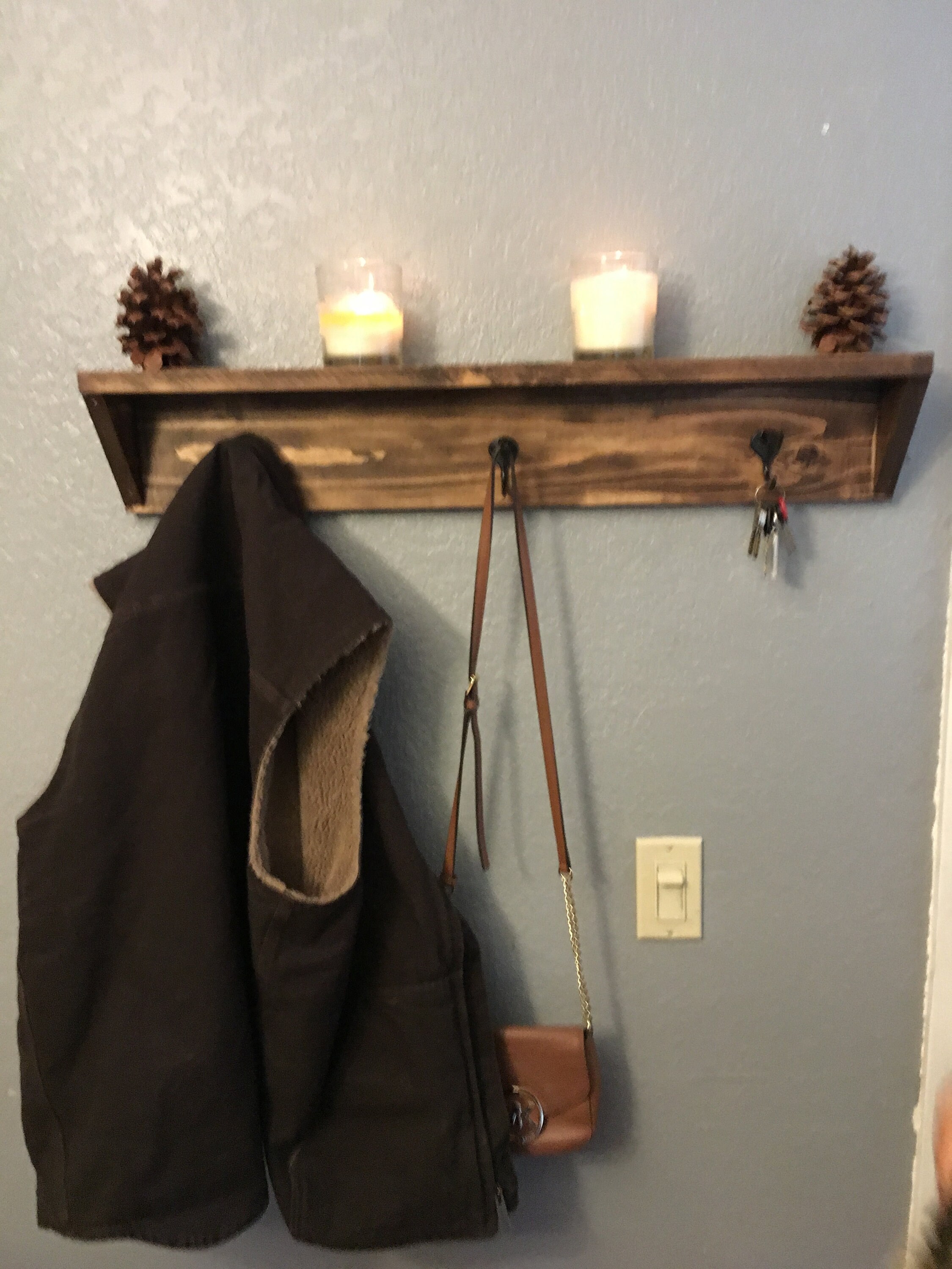 Wall Mounted Coat Rack.... - Etsy