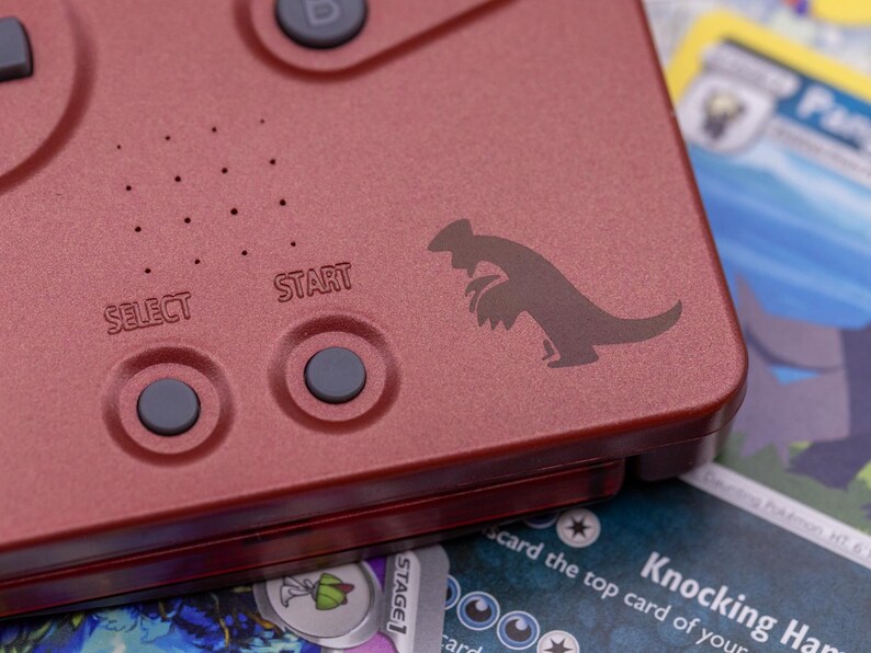 Groudon Ruby Red Pokémon Game Boy Advance SP | IPS V5 Backlit Screen ...