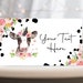 Editable Cow Food Labels Farm Birthday Food Cards Tent Card Girl Pink ...