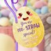 Editable Crazy Straw Tags Easter Tags You're Egg-straw Special Easter ...