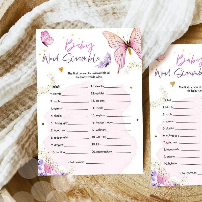 Word Scramble - Etsy