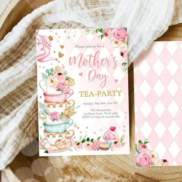 Tea Party Invitation - Etsy