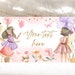 Editable Fairy Garden Food Label Fairy Birthday Place Tent Pink Purple ...