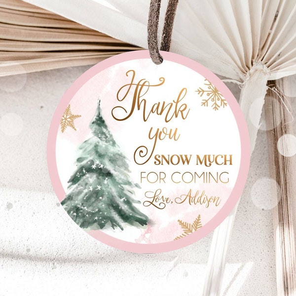 Thank You Snow Much - Etsy