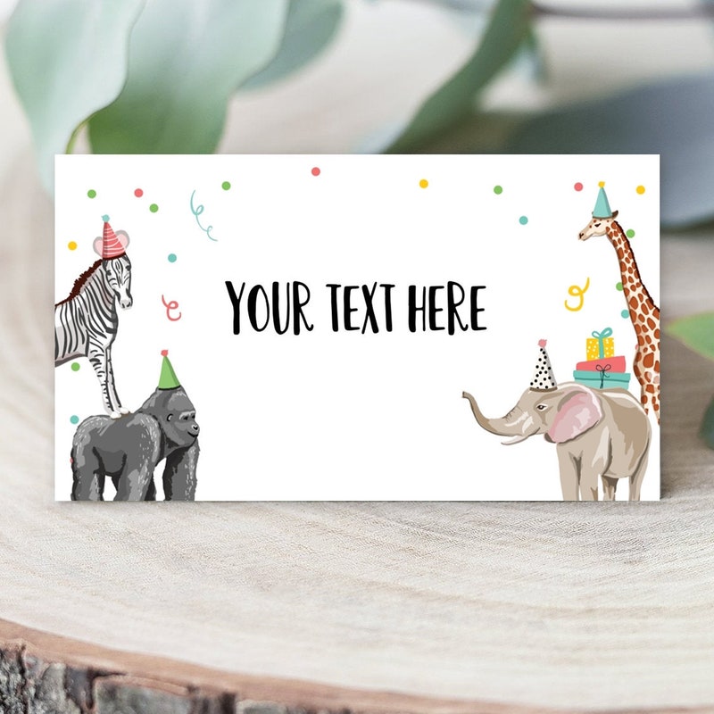 Elephant Labels - Etsy
