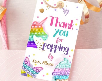 Pop It Gift Tag | Etsy