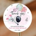Editable Outer Space Favor Tags Astronaut Birthday Thank You Sticker ...