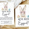 Editable You've Been Egged Easter Game We've Been Egged Neighborhood ...