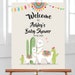 Editable Llama Welcome Sign Llama Baby Shower Welcome Baby Sprinkle ...