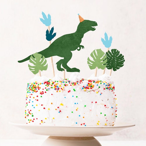 Printable Dinosaur Cake Topper Dinosaur Centerpieces Dinosaur - Etsy