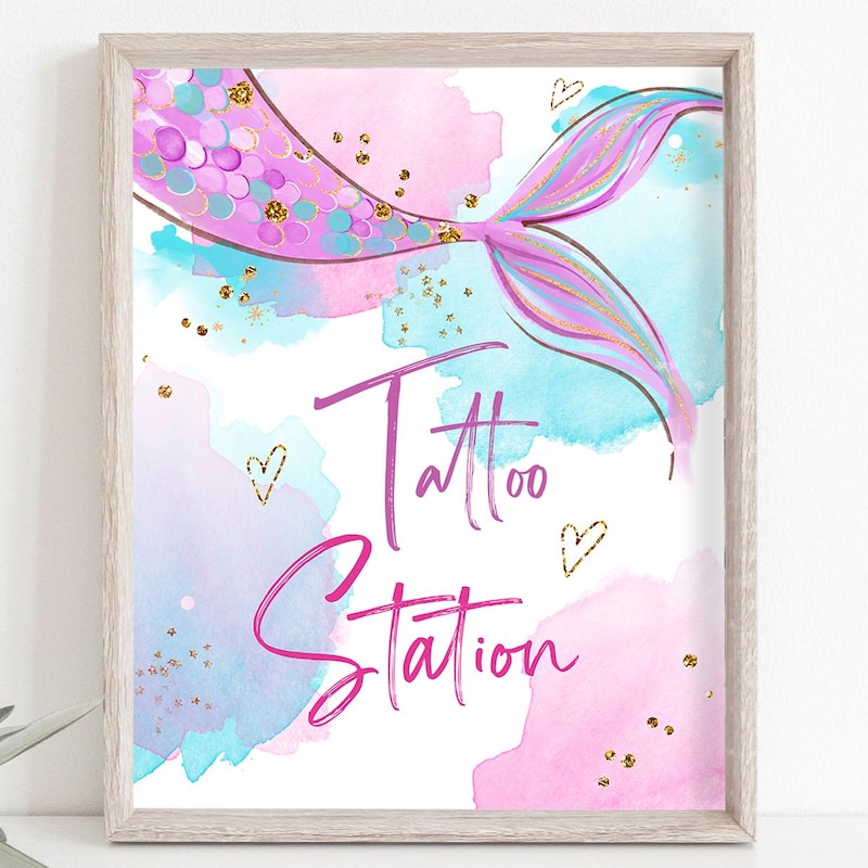 Birthday Party Tattoo Bar - Etsy