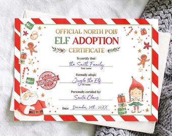 Paper & Party Supplies Adopt an Elf Letter Elf Kit Adoption Elves ...