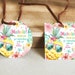Editable Tropical Aloha Hawaiian Favor Tag Luau Birthday Party ...