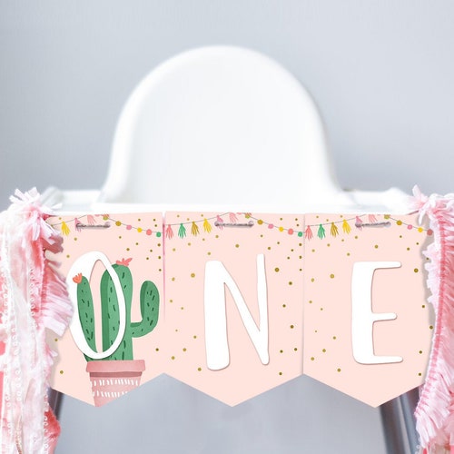 Cactus Garland Fiesta Birthday Party Decor Cactus Banner - Etsy