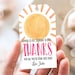 Editable Teacher Appreciation Gift Tags Sunshine Thank You Tag Schools ...