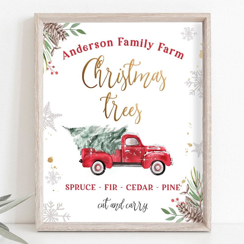 Christmas Tree Farm Sign - Etsy
