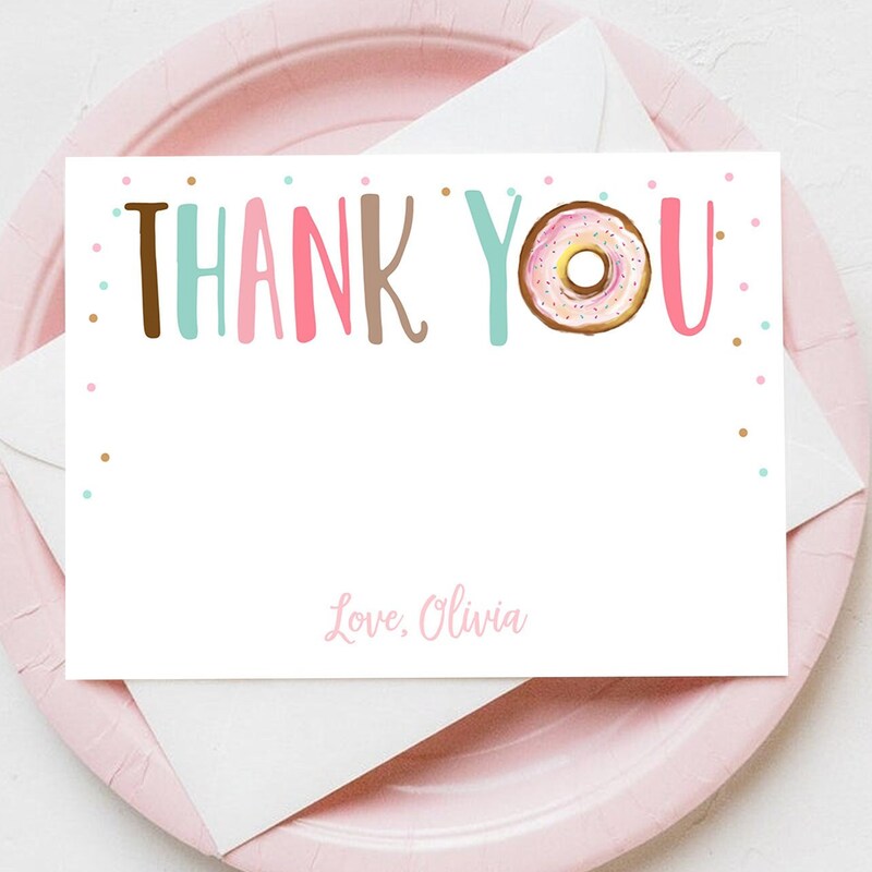 Donut Thank You - Etsy